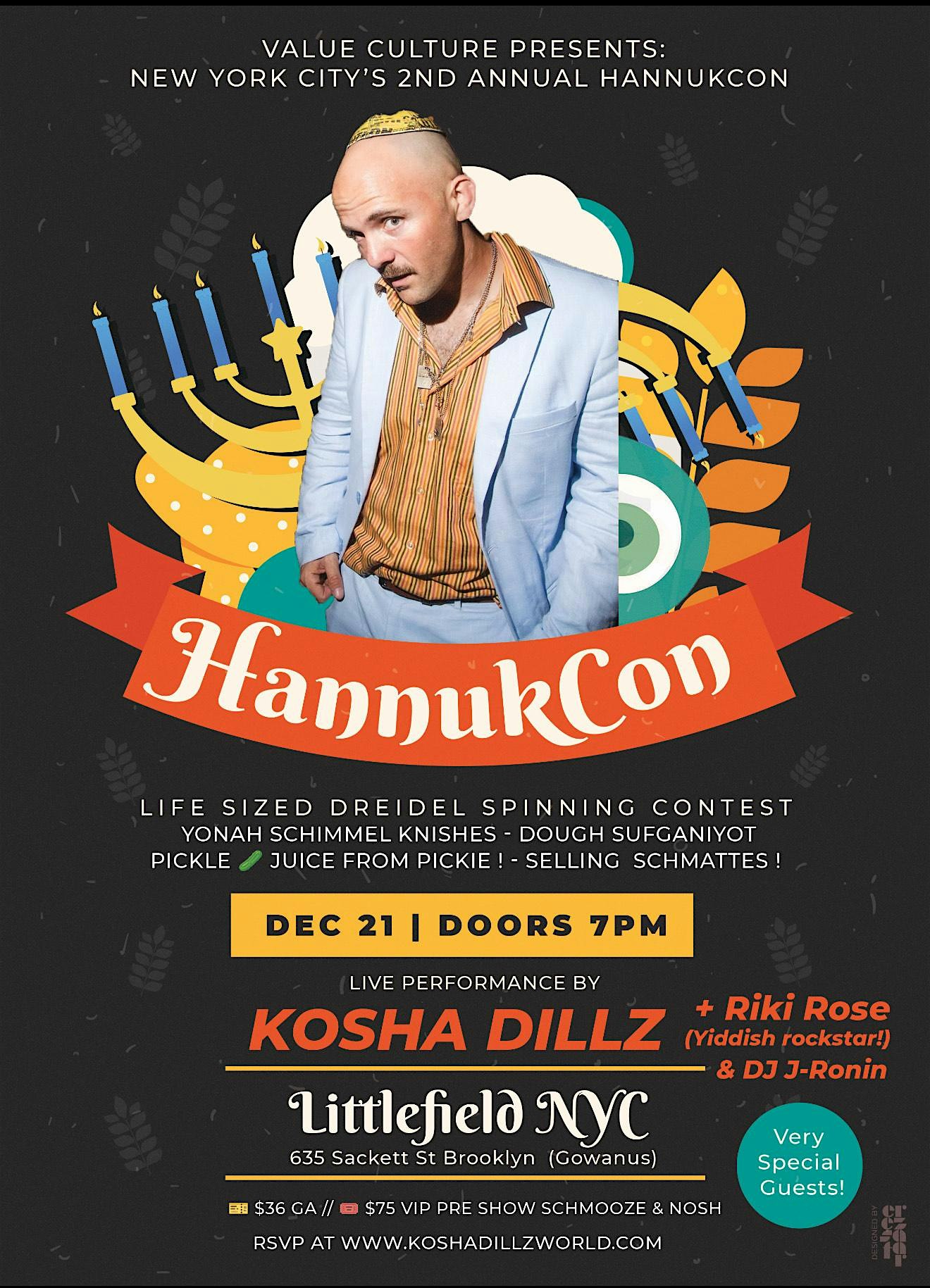 Withfriends Events - Sun, Dec 21 - NYC’S 2ND ANNUAL HANNUKCON W/ KOSHA ...